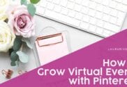 How To Grow Virtual Events With Pinterest | Laura Rike