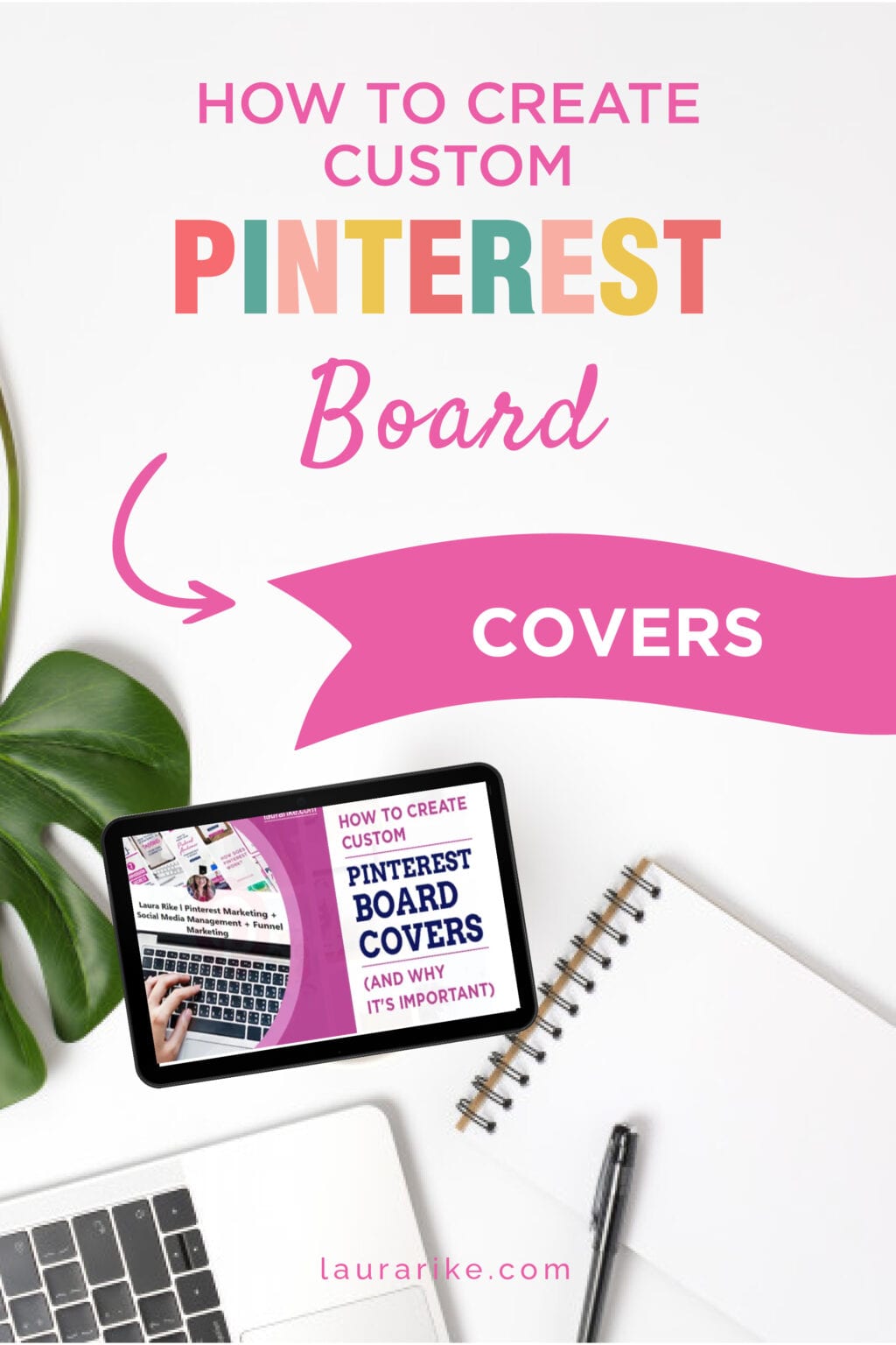 How to add a Pinterest Board Cover | Laura Rike